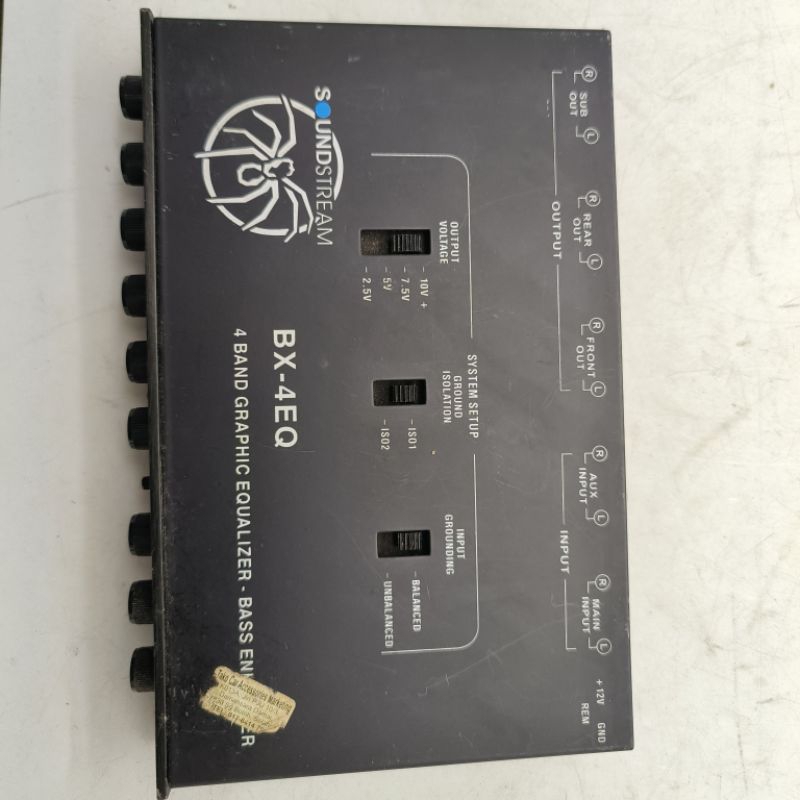 HABIS 100% Original SOUNDSTREAM 4 Band Parametric Pre-Amp as well as ...