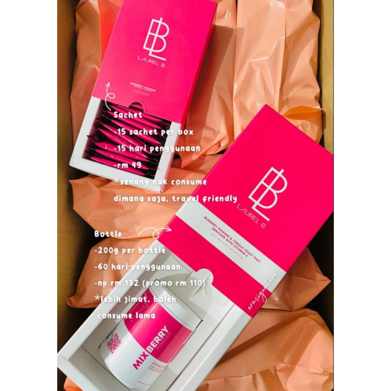 Mixberry Laurel B( Botol) | Shopee Malaysia
