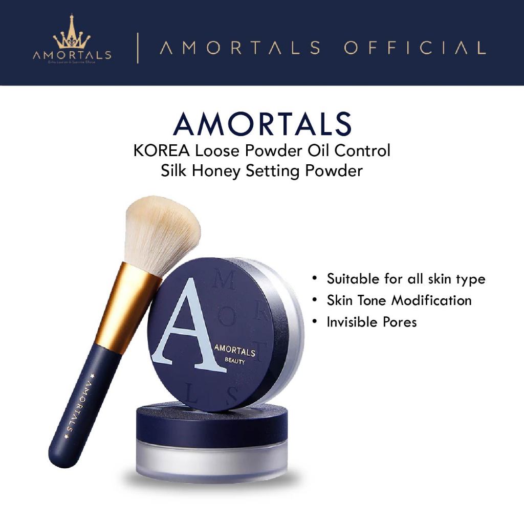 AMORTALS Silk Honey Setting Powder Oil Control Loose Powder ...