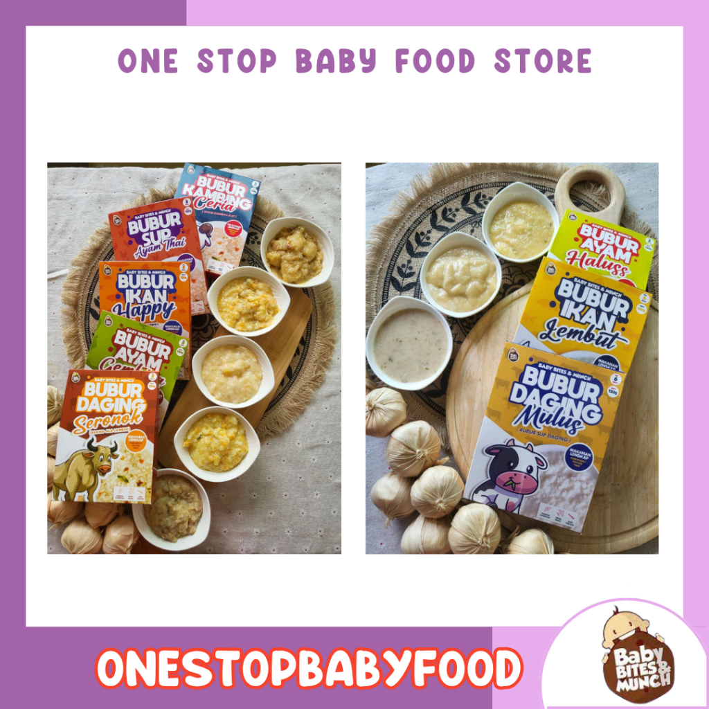 BABYBITES&MUNCH- BUBUR PYEON-DRY BABY FOOD | Shopee Malaysia