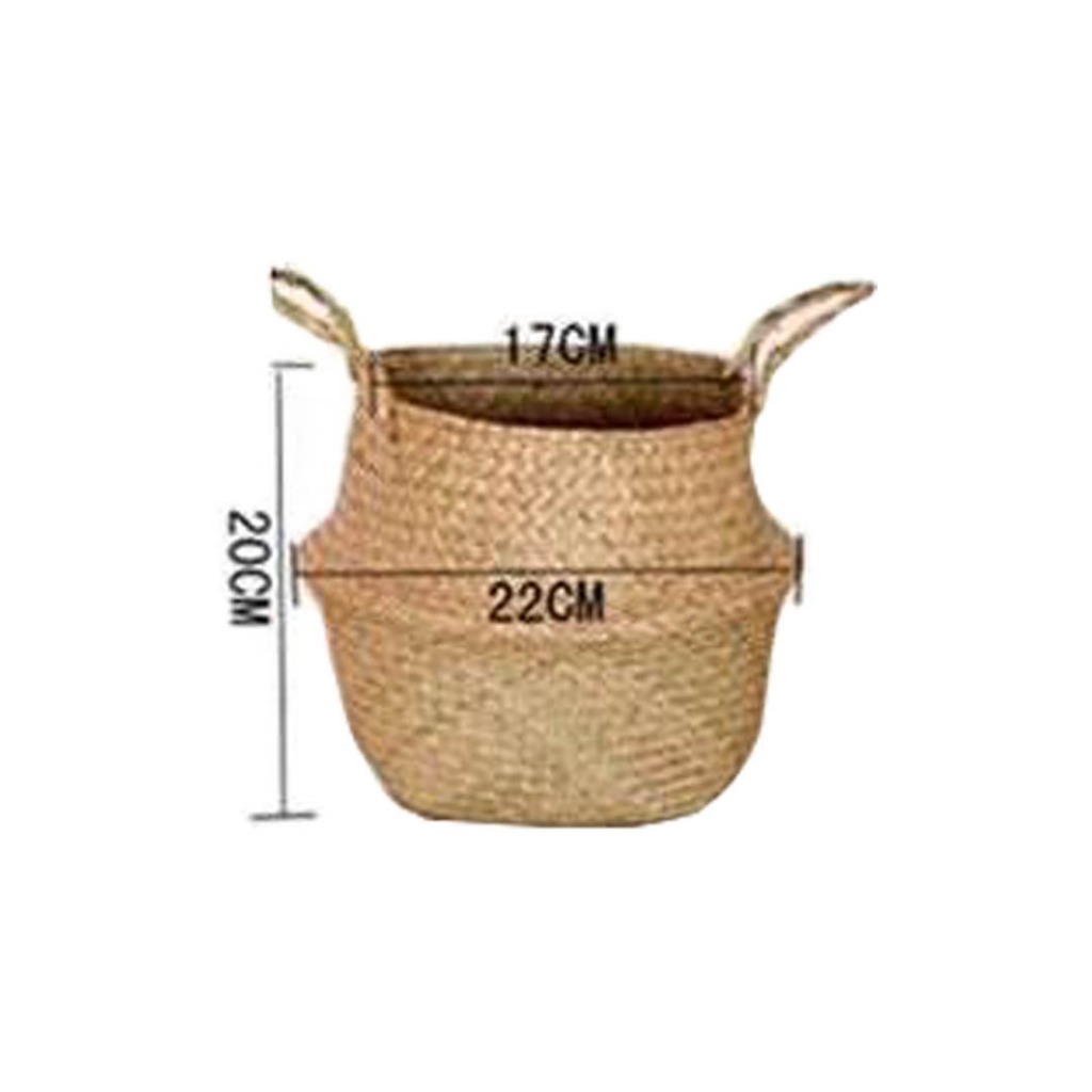 Seagrass Basket Woven Seagrass Basket Braided Rope Basket For Storage ...