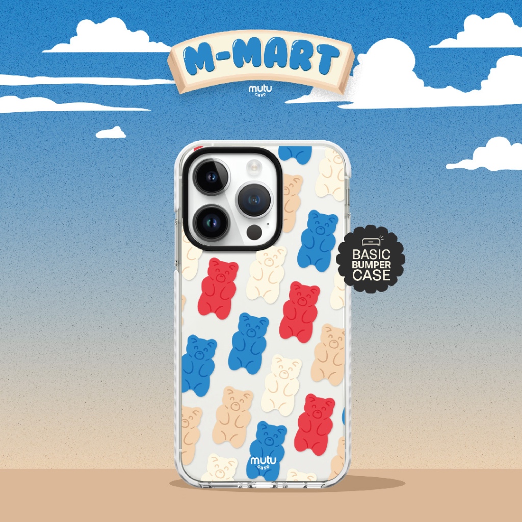 Gummy Bears - M-Mart Collection (Powered by Basic Bumper) Compatible with iP15PROMAX [Mutu Case ...