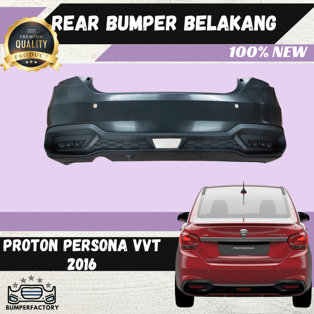 Proton Persona 2016 (1st Model) Rear Bumper Pp Plastic Malaysia (Bumper ...