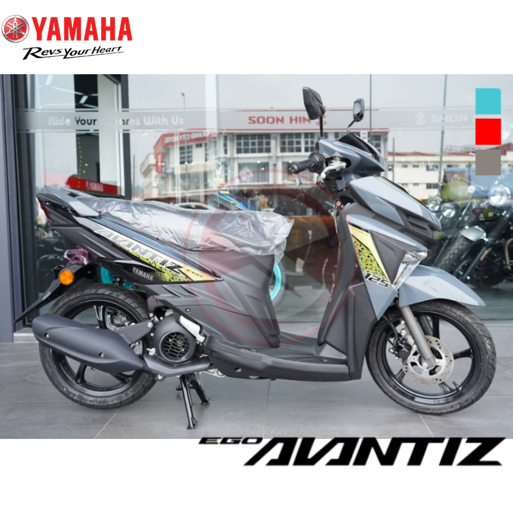 YAMAHA EGO AVANTIZ 125CC CYAN | RED | GREY MOTOR SCOOTER MOTORCYCLE ...