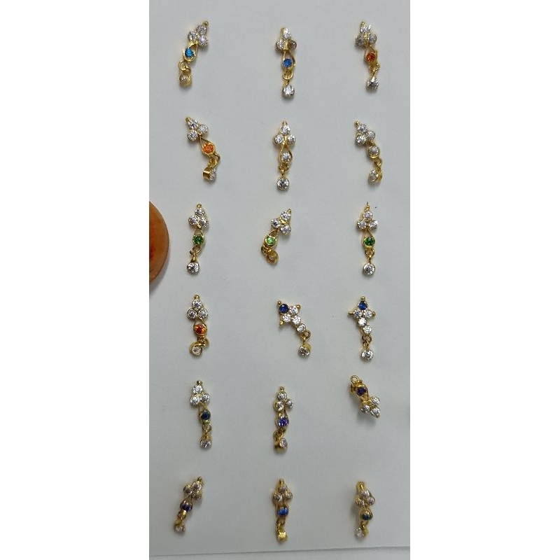 fancy classic stone hanging design mukuthi | Shopee Malaysia