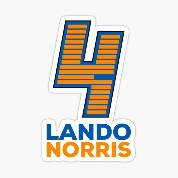 Lando Norris Stickers v3 | Shopee Malaysia