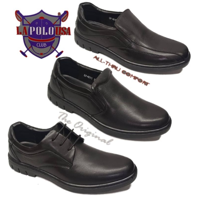 Polo Club Original Real Leather Men Formal Shoes / Kasut Kulit Formal ...