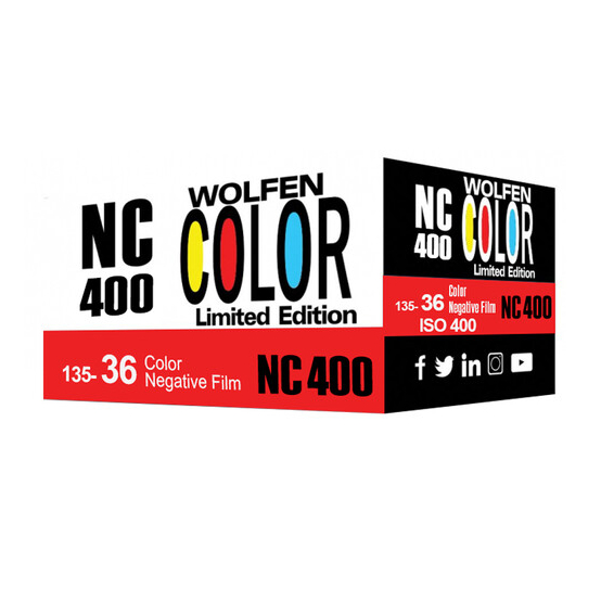 [Made in Germany] Orwo Wolfen NC400/500 Color Negative Film 35mm 36Exp ...