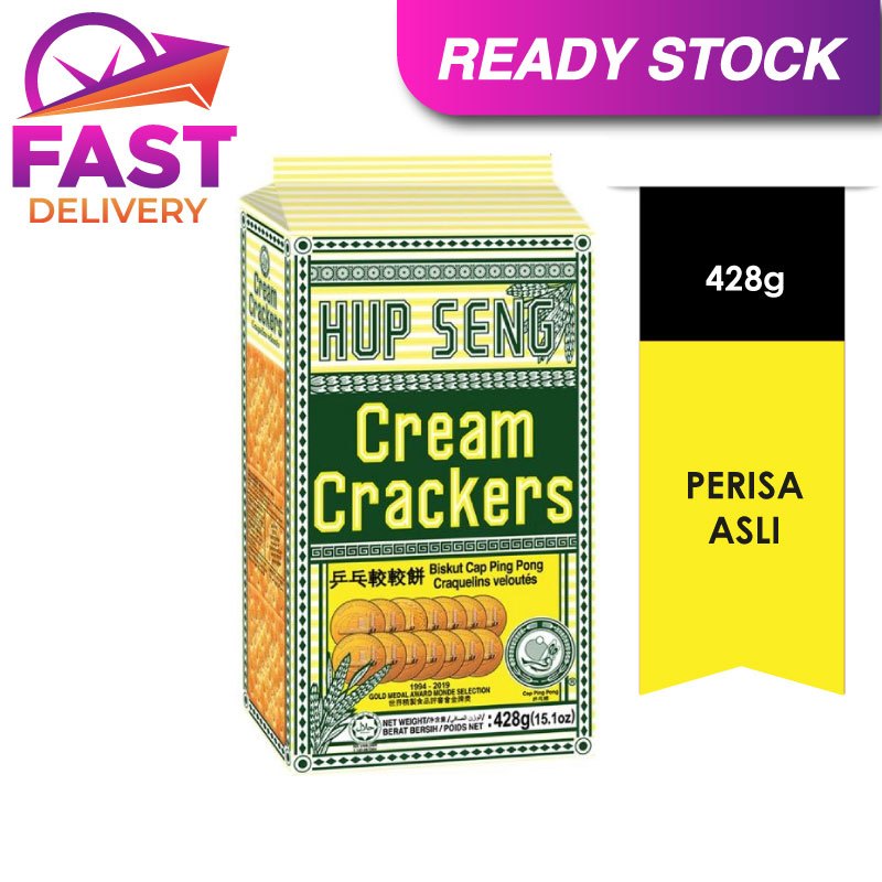 Hup Seng Ping Pong Cream Crackers Istimewa (428g) | Shopee Malaysia