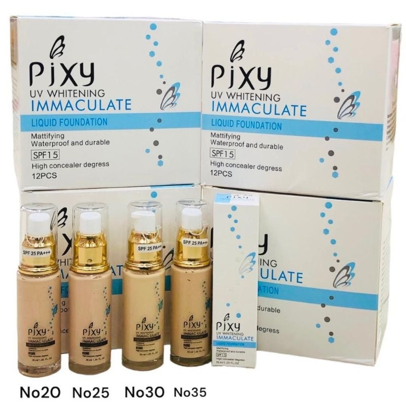 Pixy Full Coverage Whitening Silky Lasting full coverage foundation spf ...