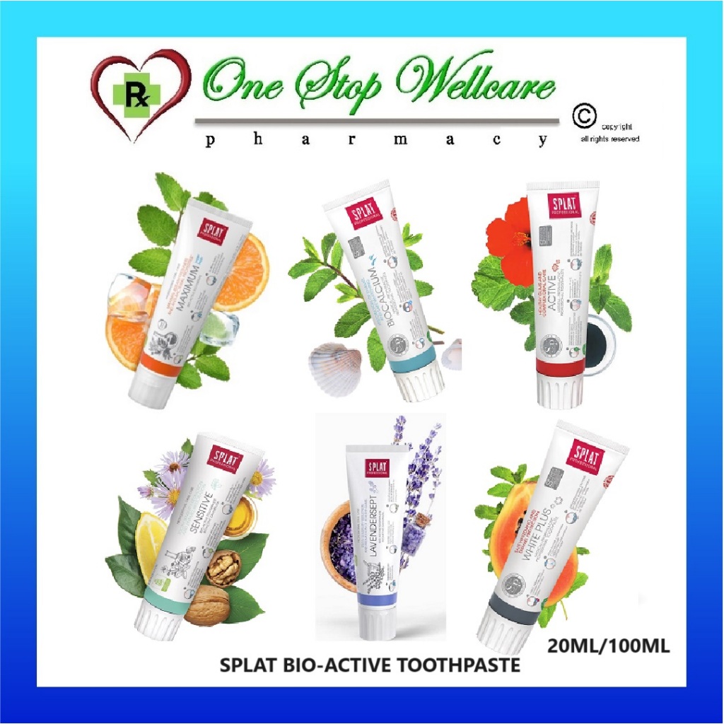 SPLAT PROFESSIONAL BIO-ACTIVE TOOTHPASTE 10ML / 20ML / 100ML | Shopee ...
