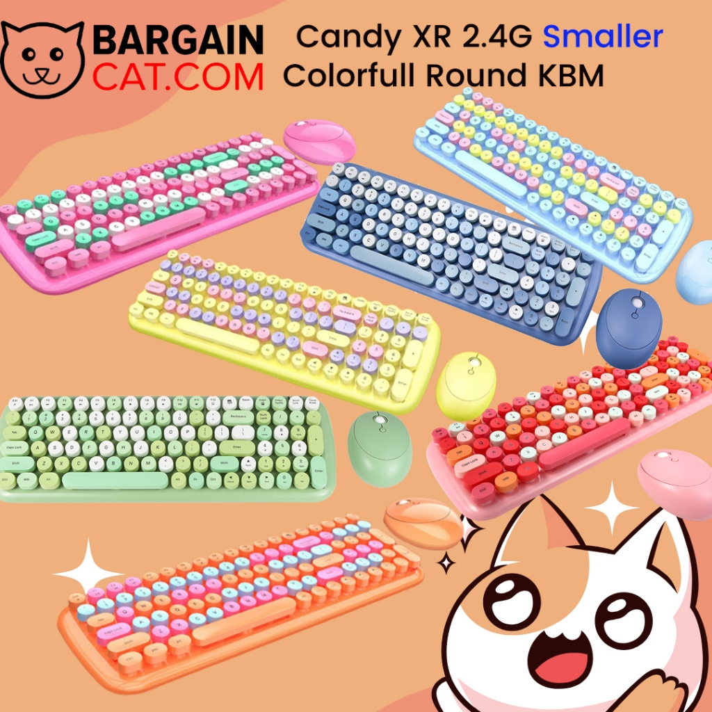 BARGAIN CANDY XR Wireless Keyboard Mouse set Combo for Laptop Computer PC Office | Shopee Malaysia