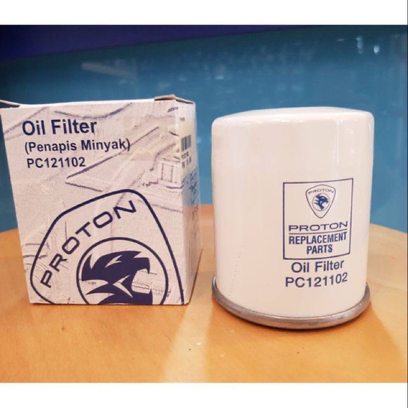 [ READY STOCK ] Proton Oil Filter PC121102 Gen2 Wira Putra Satria Waja ...