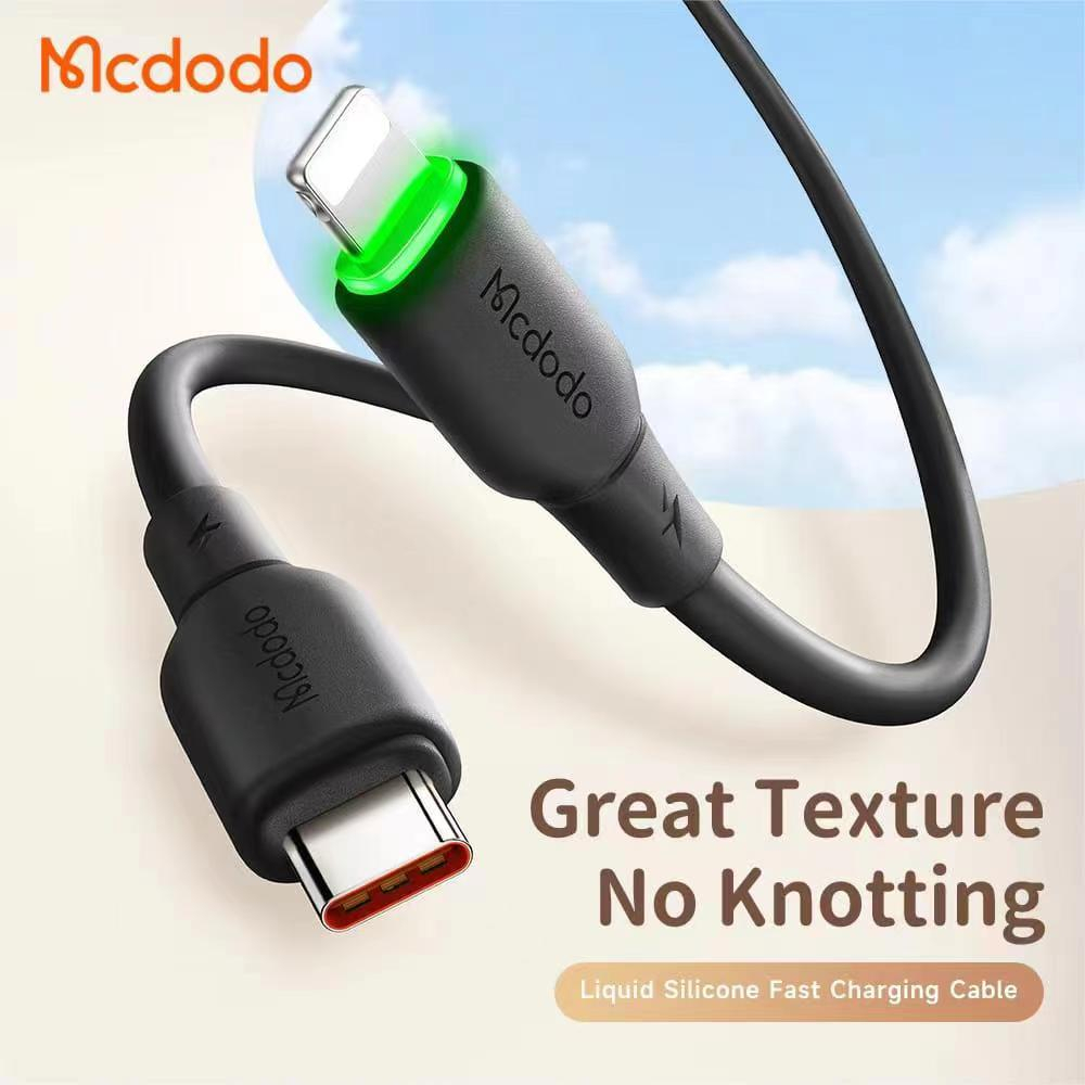 MCDODO CA-476 36W PD USB Data Cable Type-C To iP Super Fast Quick Charging LED Switching ...