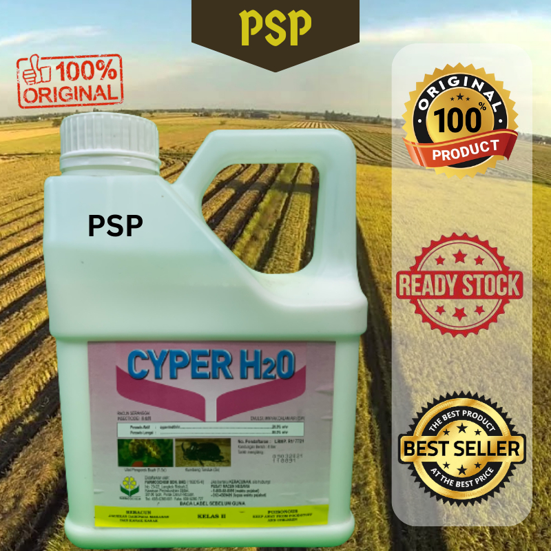 4L CYPER H2O FARMCOCHEN Racun Serangga Cypermethrine 20.0% Kumbang ...