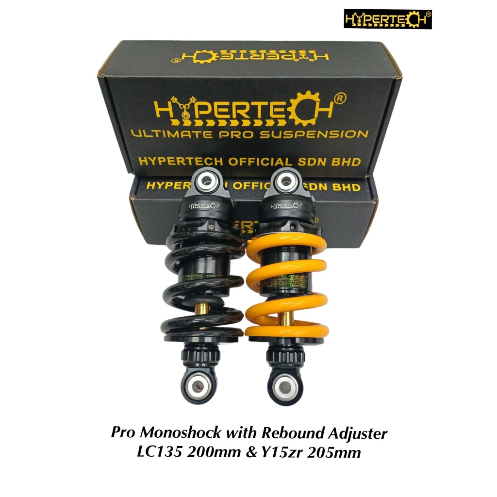 HYPERTECH ULTIMATE PRO MONOSHOCK WITH REBOUND ADJUSTER PREMIUM BLACK ...
