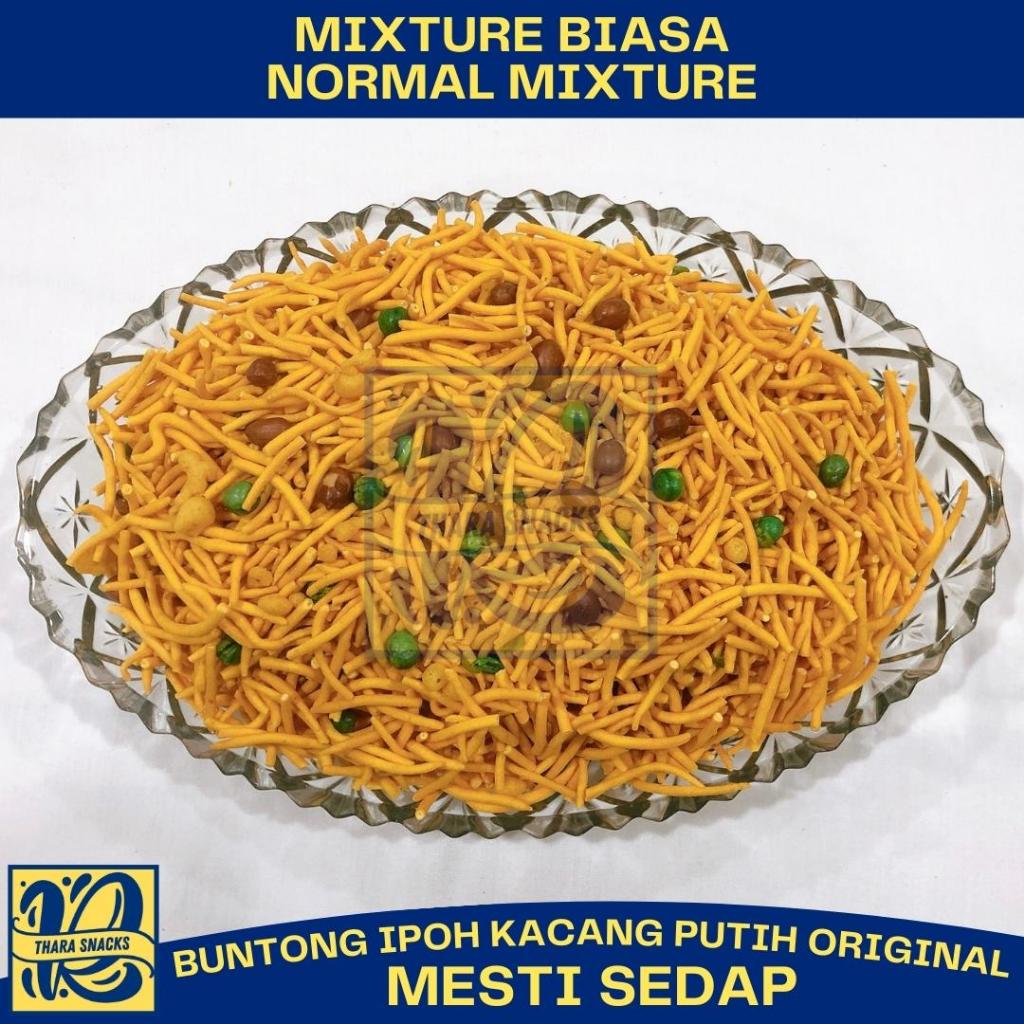 Thara Snacks Mixture Biasa Normal Mixture Buntong Ipoh Kacang Putih Original - 138G/250G/500G ...