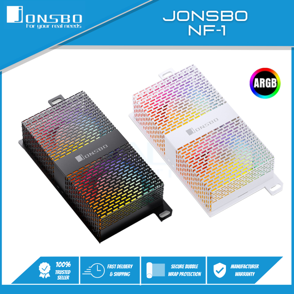 JONSBO NF-1 ARGB RAM Cooler 5V 3PIN Dual Fan | Shopee Malaysia
