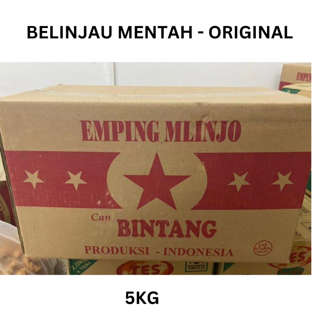Kerepek Emping Belinjau / Melinjau Mentah Original 5 kg Indonesia ...