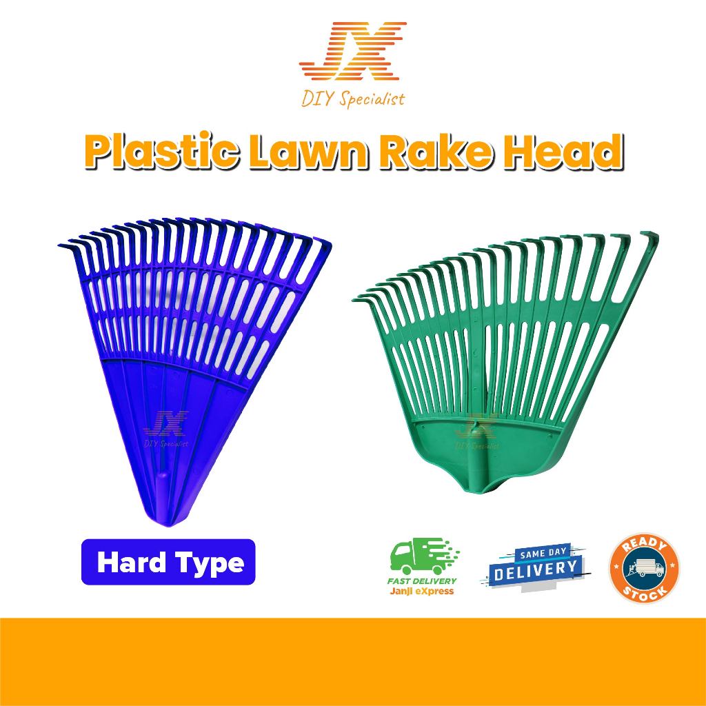 Plastic Rake Head Plastic Crawler Oil Palm Garden Lawn Rake Penyapu ...