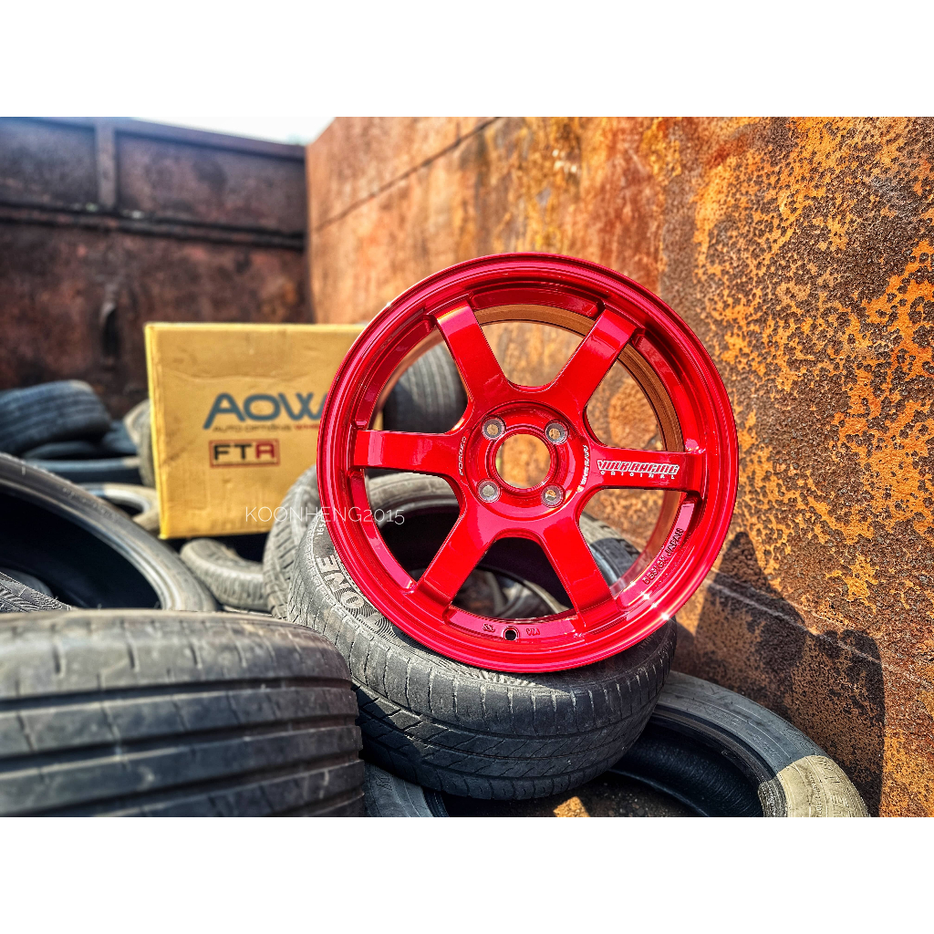 New Car Sport Rim AOW Wheels TE37 Flow Forming Technology 16x7J 4x100 ...