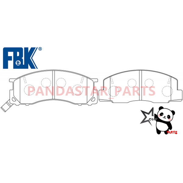 FBK BRAKE PAD FRONT TOYOTA ESTIMA 1990 YEAR TCR11 TCR21 | Shopee Malaysia