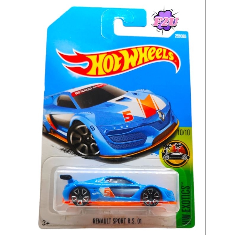 Hot Wheels Renault Sport Rs 01 Blue Shopee Malaysia