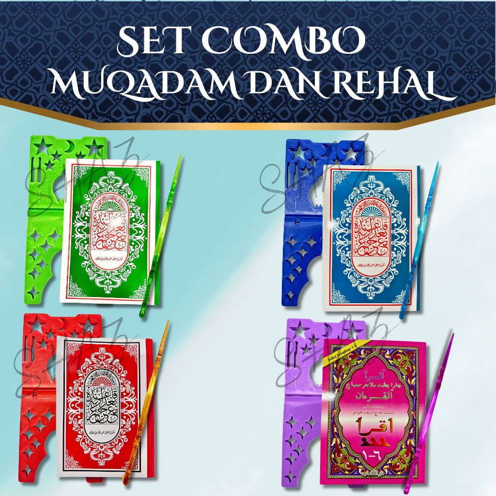 Set Sedondon Muqaddam Kampung / Buku Panduan Sembahyang / Ikra Pink ...