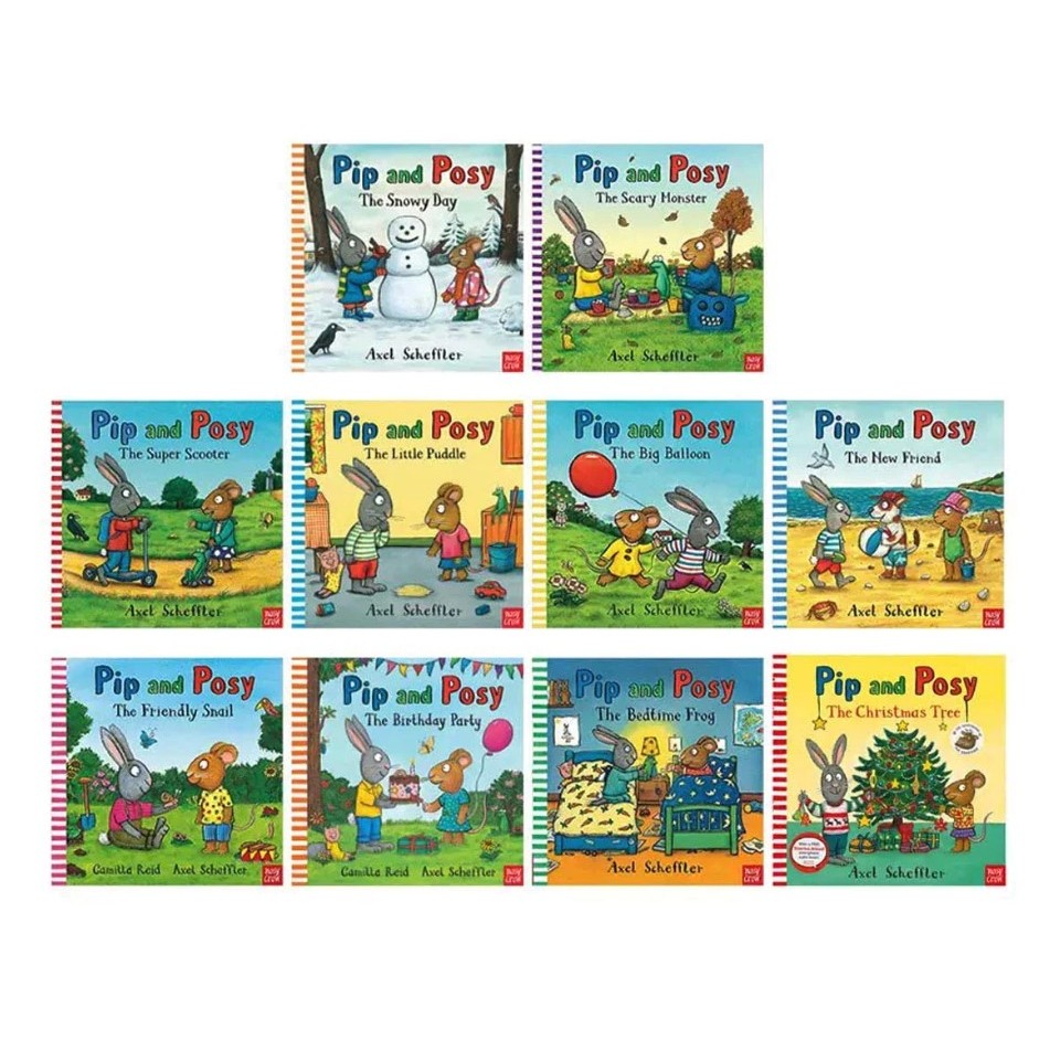 【Soft Cover】《Pip and Posy》10 books 2-6 Years Old Children Story Book ...