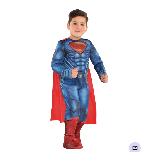 SUPERMAN Muscle Costume for kids ready stock baju budak superman ...