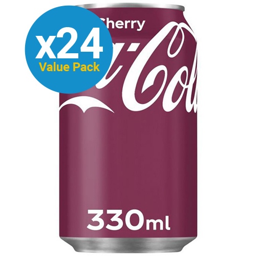 24x330ml【Coca Cola Cherry#Product of Germany#Coca-Cola Flavors ...
