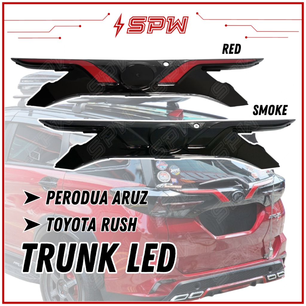 Perodua Aruz / Toyota Rush Trunk LED Garnish Rear Center Third Brake ...