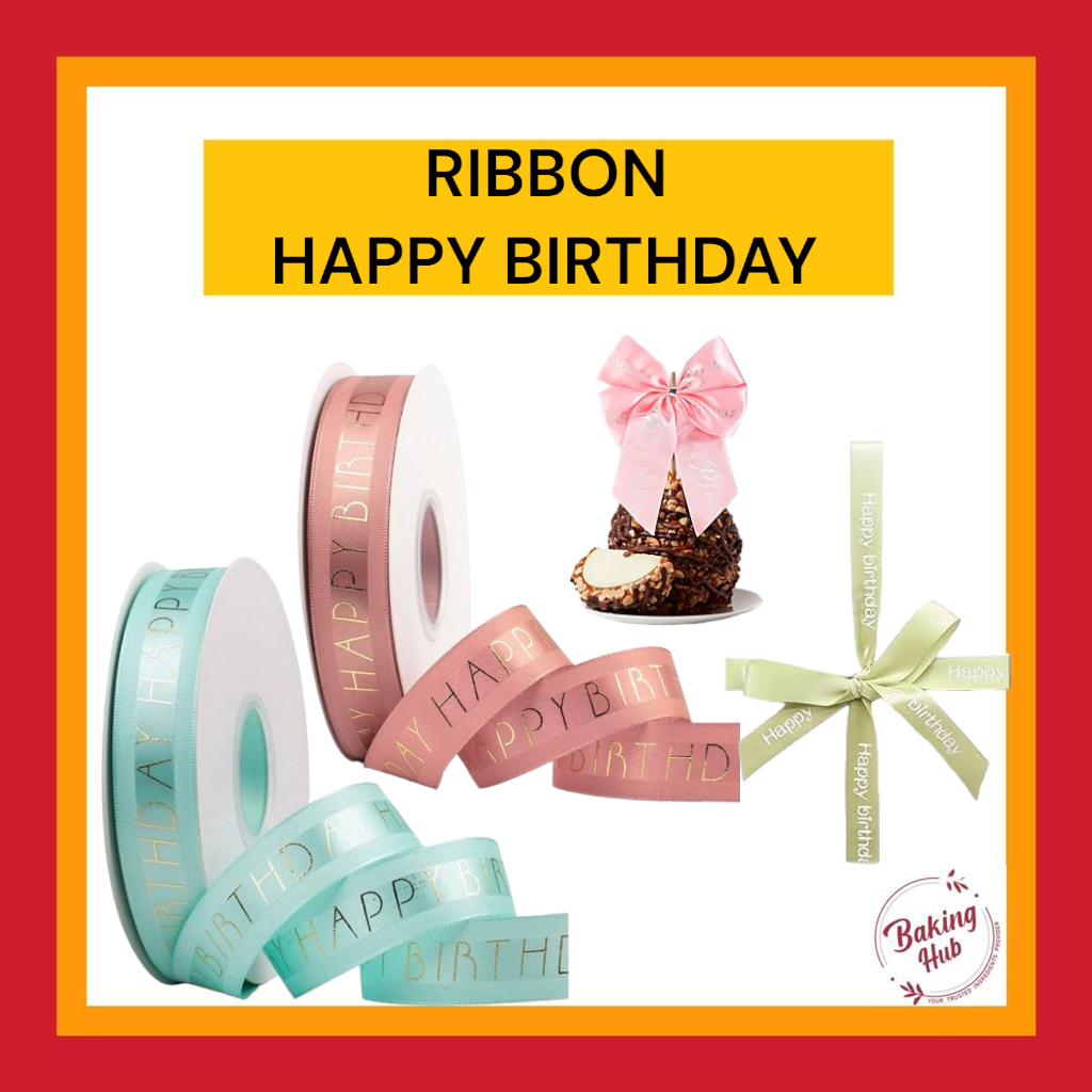 RIBBON - HAPPY BIRTHDAY | Shopee Malaysia