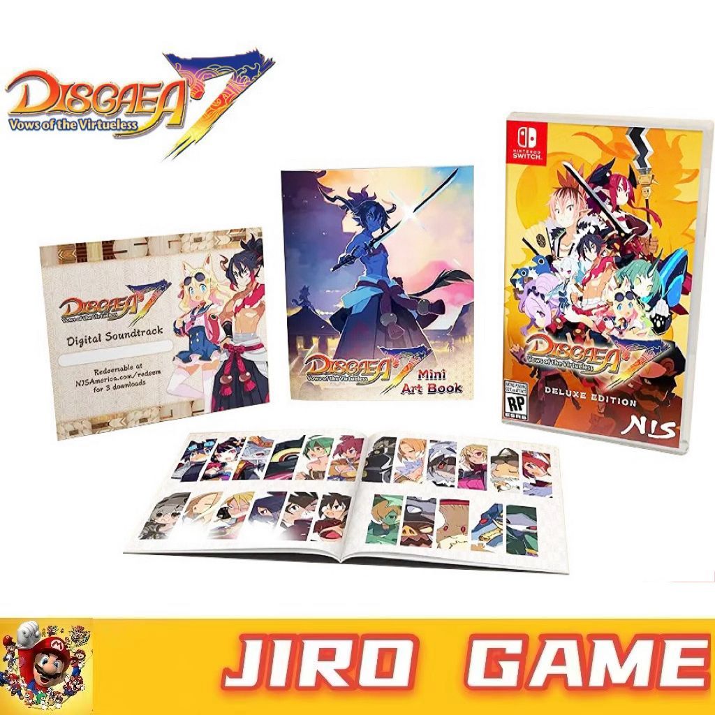 Nintendo Switch Disgaea 7 Vows of the Virtueless Deluxe Edition ...