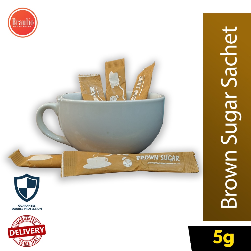 Brown Sugar Sachet 5g x 250's | Shopee Malaysia