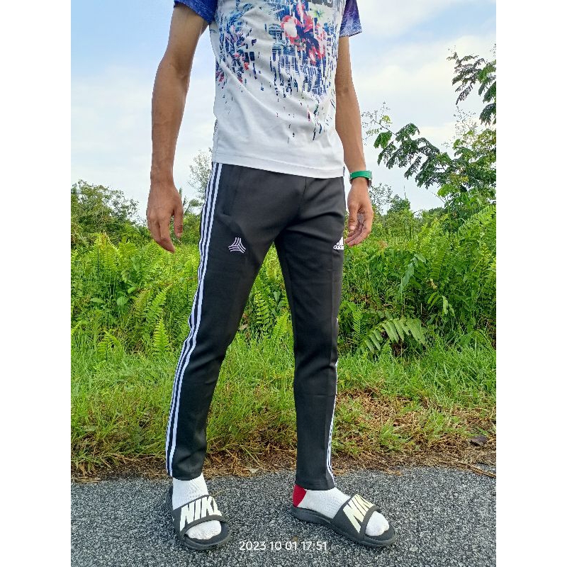 🔥 NEW ITEM 🔥 tracksuit seluar trek adid@s 3stripe 3jalur line calf ...