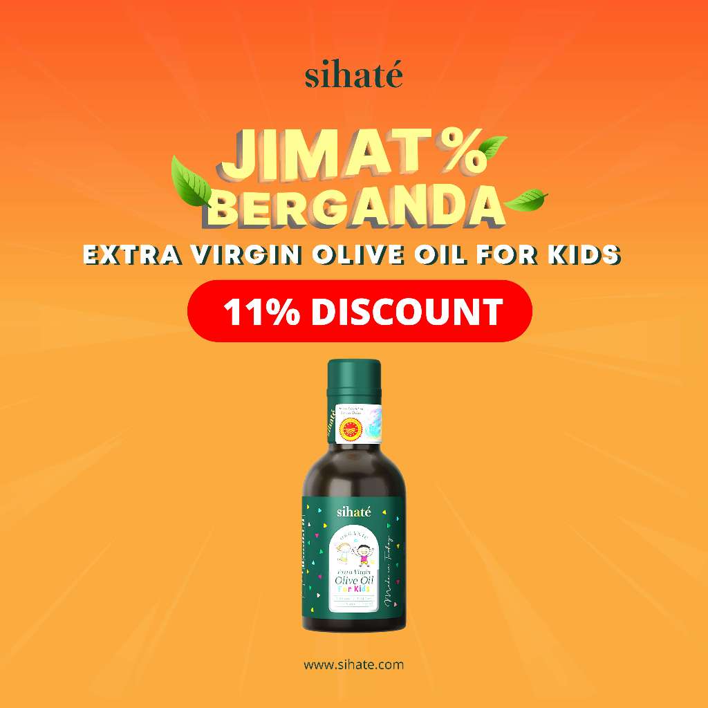 🔥 EVOO KIDS 🔥 Extra Virgin Olive Oil Kids Sihate, Minyak Zaitun Sihate ...