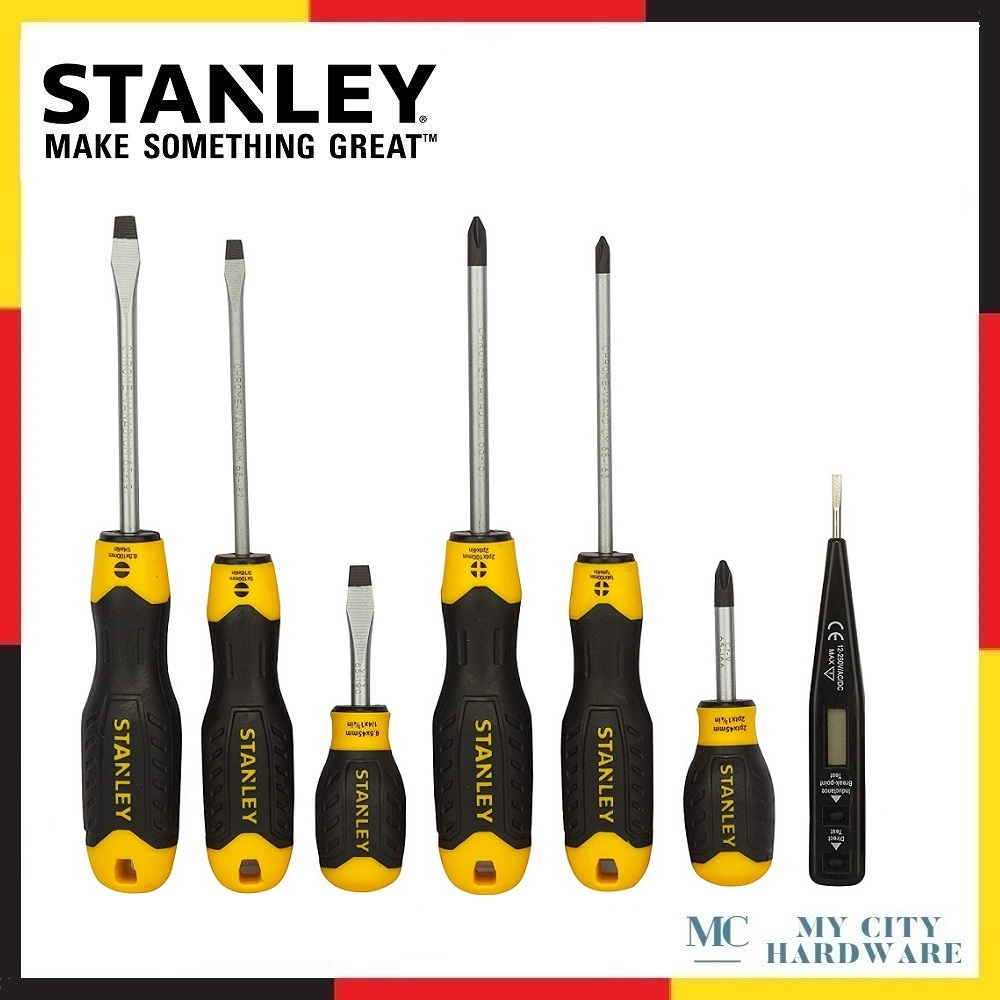 Stanley STMT66679 6pcs Stanley Screwdriver Digital Pen Screw Driver Set ...
