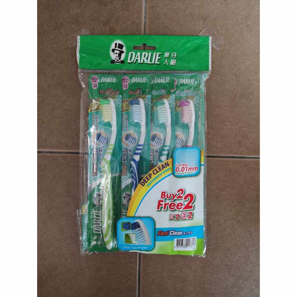 Darlie Toothbrush Flexi Clean ( Buy 2 Free 2 ) | Shopee Malaysia