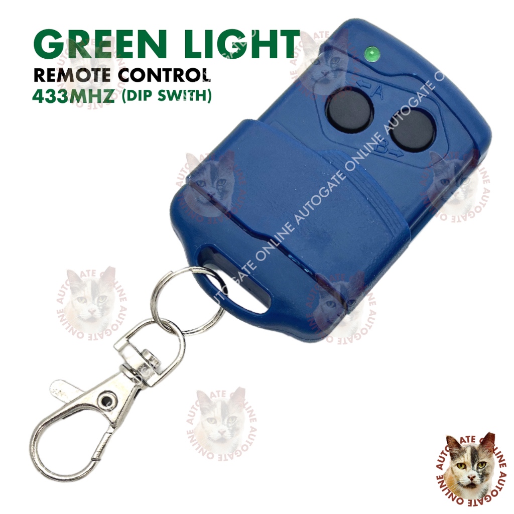 AUTOGATE REMOTE CONTROL 2CH 330/433MHZ （ BLUE / RED ) | Shopee Malaysia