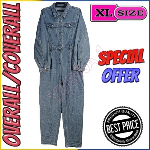 💥Women Overall/Coverall/All In One/Jumpsuit/Baju Mekanik💥 | Shopee Malaysia