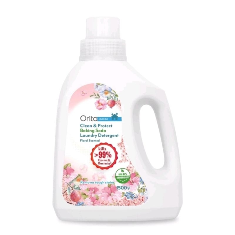 Orita Clean & Protect Baking Soda Laundry Detergent (Floral) | Shopee ...