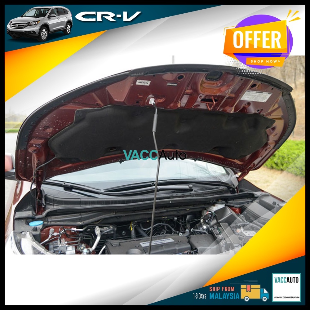 Honda CRV TOA Front Bonnet Engine Cover Sound Proof Cover Hood ...
