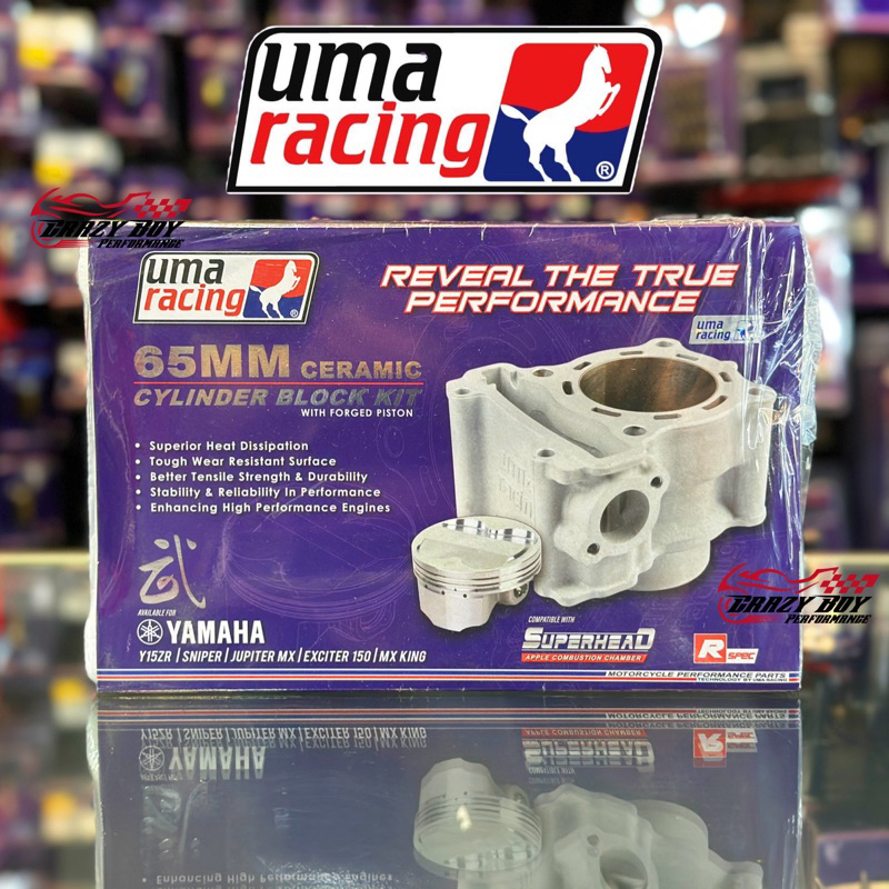UMA RACING CERAMIC BLOCK 65MM SUPER HEAD PISTON Y15ZR LC135 100% ...