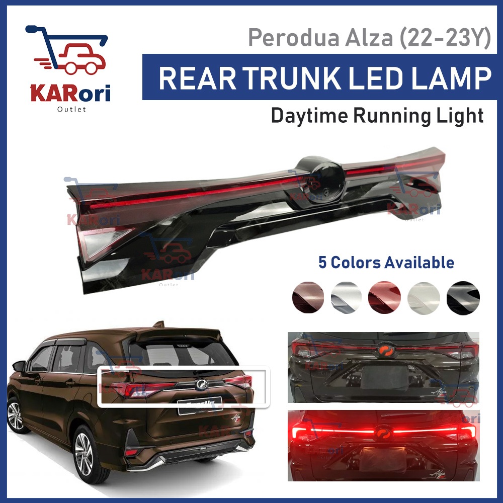 PERODUA ALZA 2022-2023Y TRUNK LED REAR GARNISH DRL THIRD BRAKE LIGHT ...