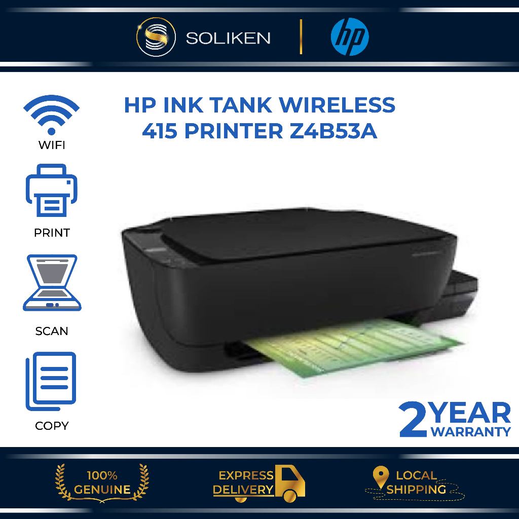 HP Ink Tank Wireless 415 Printer Z4B53A | Shopee Malaysia