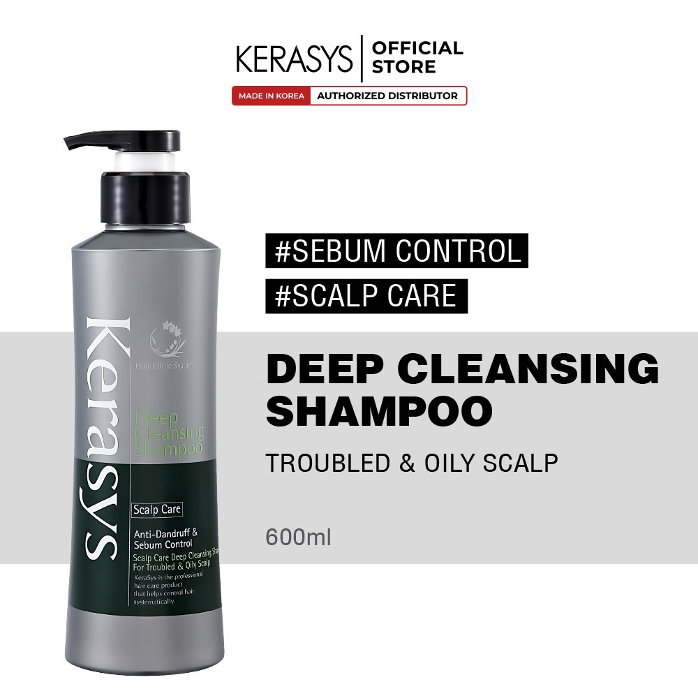 Kerasys Scalp Care Deep Cleansing Shampoo 600mL(Old Version) | Shopee ...