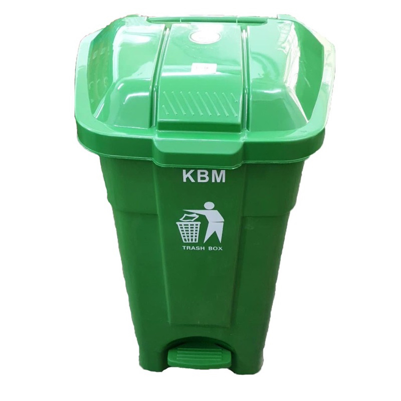 70L KBM Green Pedal Dustbin | Shopee Malaysia