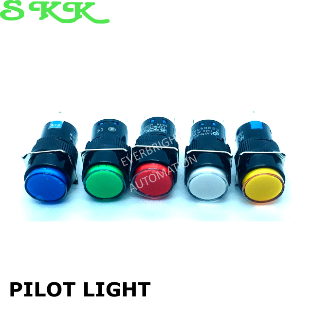 16mm LA16 24V LED Round Square Rectangular Pilot Light Pilot Lamp Indicator | Shopee Malaysia