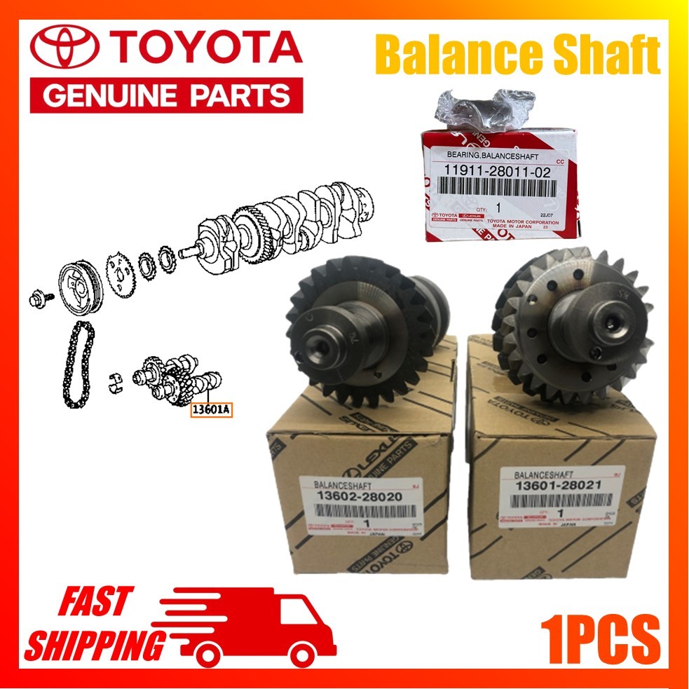 Genuine Toyota Balance Shaft Set 13601-28021 / 13602-28020 – Estima ...